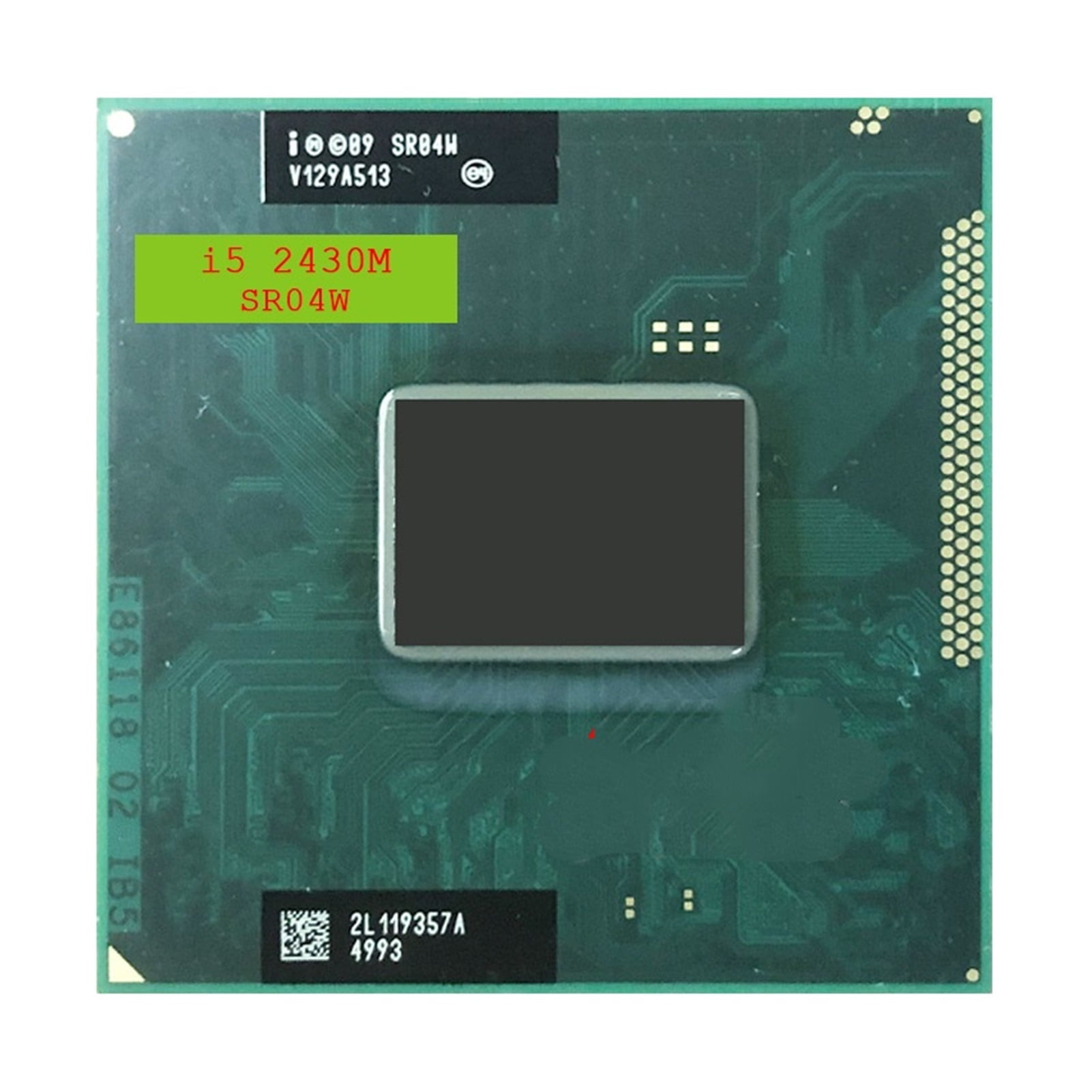 I5-2430M I5 2430M SR04W 2.4 GHz Dual- Quad-Thread CPU Processor 35W ...