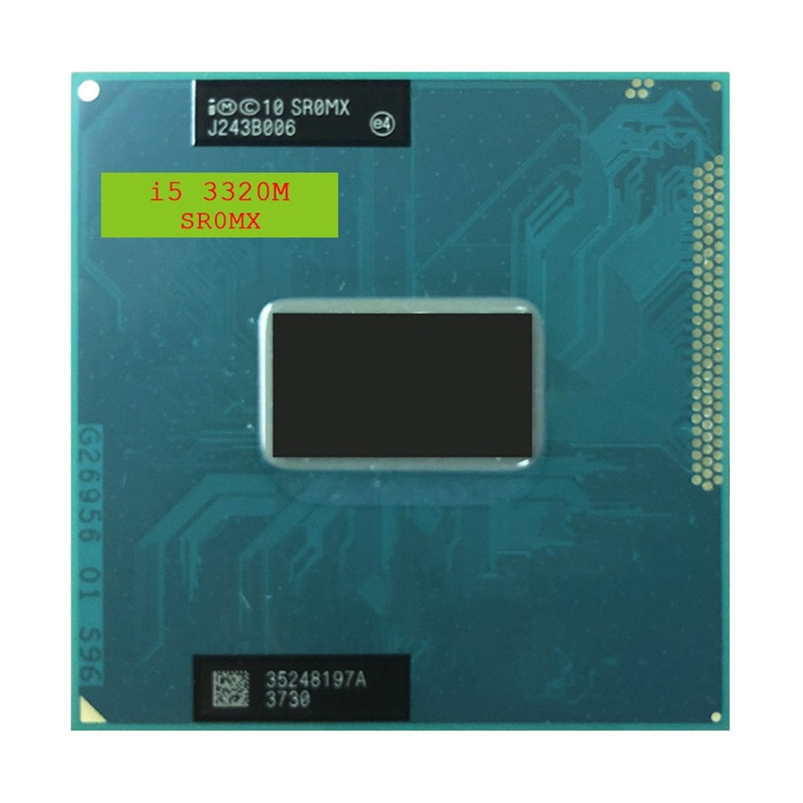 I5-3320M I5 3320M SR0MX 2.6 GHz Dual- Quad-Thread CPU Processor 35W ...