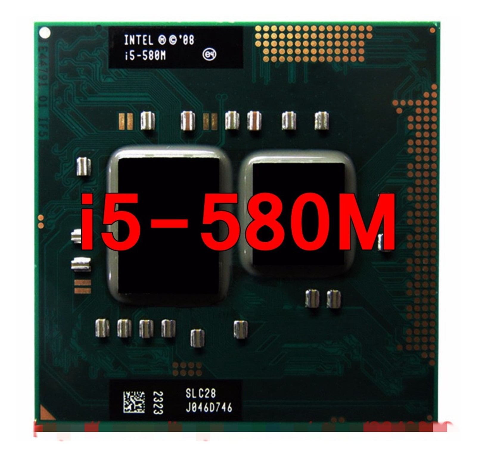 I5-580M 2.66GHz i5-580M Dual- Processor PGA988 Mobile CPU Laptop ...