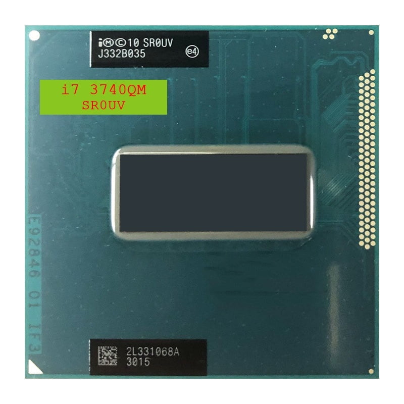 I7-3740QM I7 3740QM SR0UV 2.7 GHz Quad- Eight-Thread CPU Processor 6M ...
