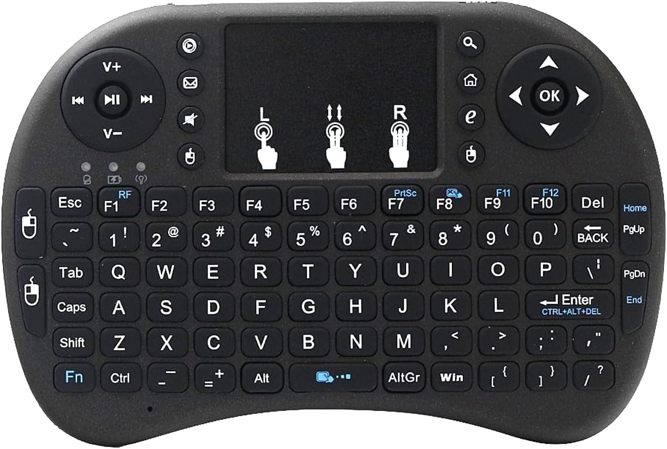 I8 Backlit Mini Wireless Keyboard Touchpad Mouse Combo Remote Control