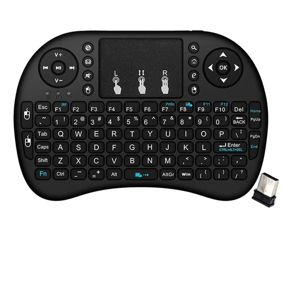 I8Wireless Keyboard 2.4GHzMini Touchpad Keyboard Aerial Mouse Remote ...