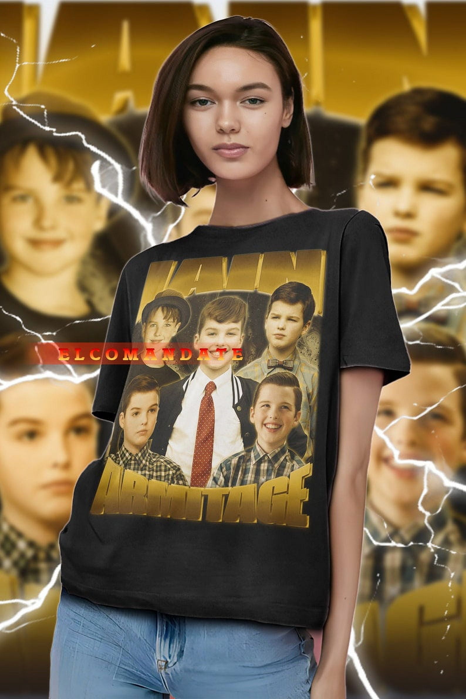 IAIN ARMITAGE Vintage Shirt - Walmart.com