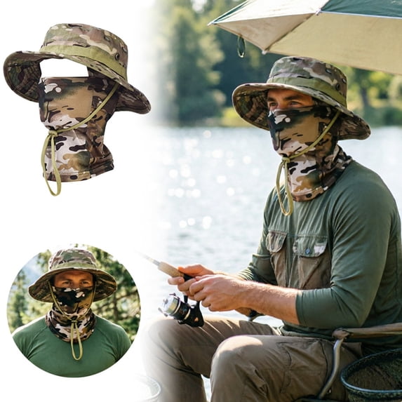 IAJFHAFS Ocp Boonie Hat, Face For Outdoor Riding Full Face For ...