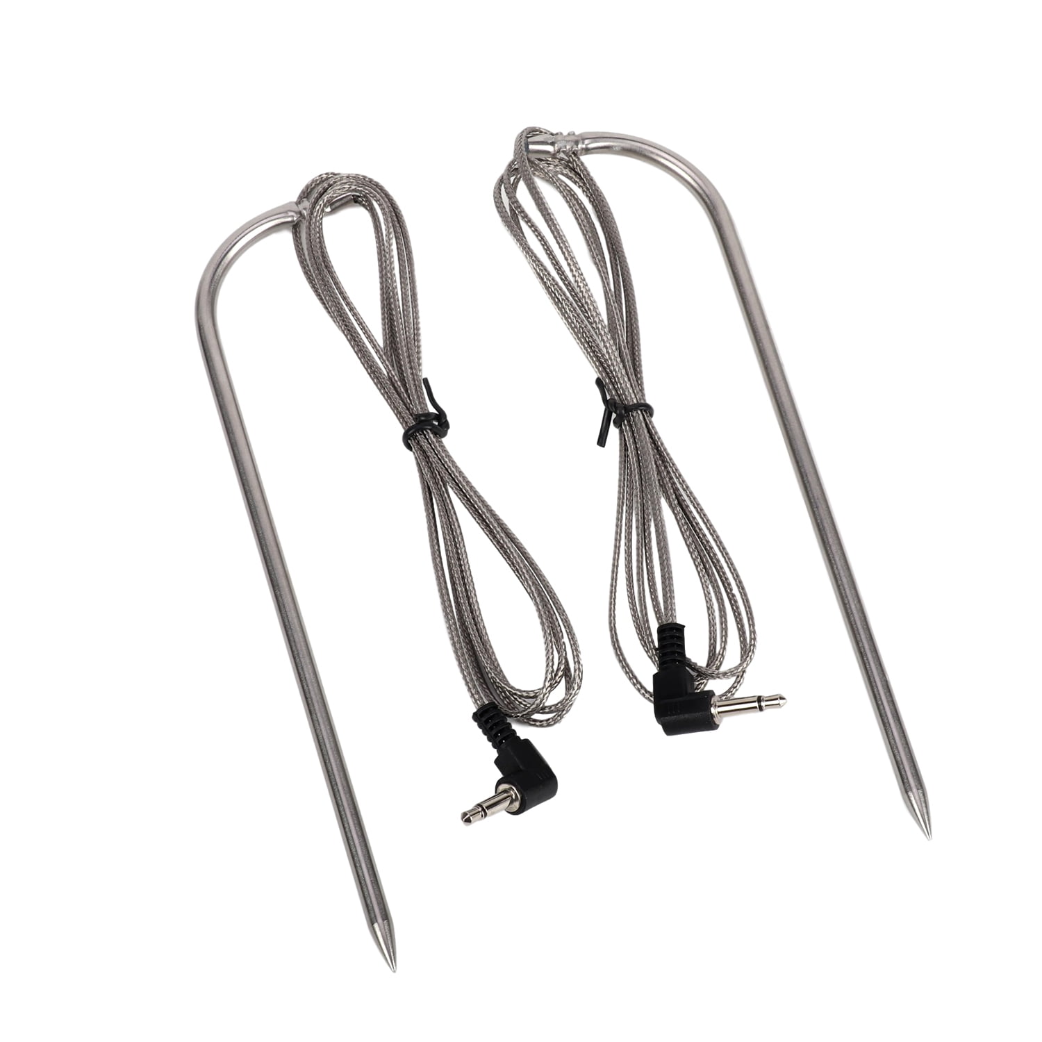 IAJXWI 2 Pack Durable Stainless Steel Meat Temperature Probe for Pit ...