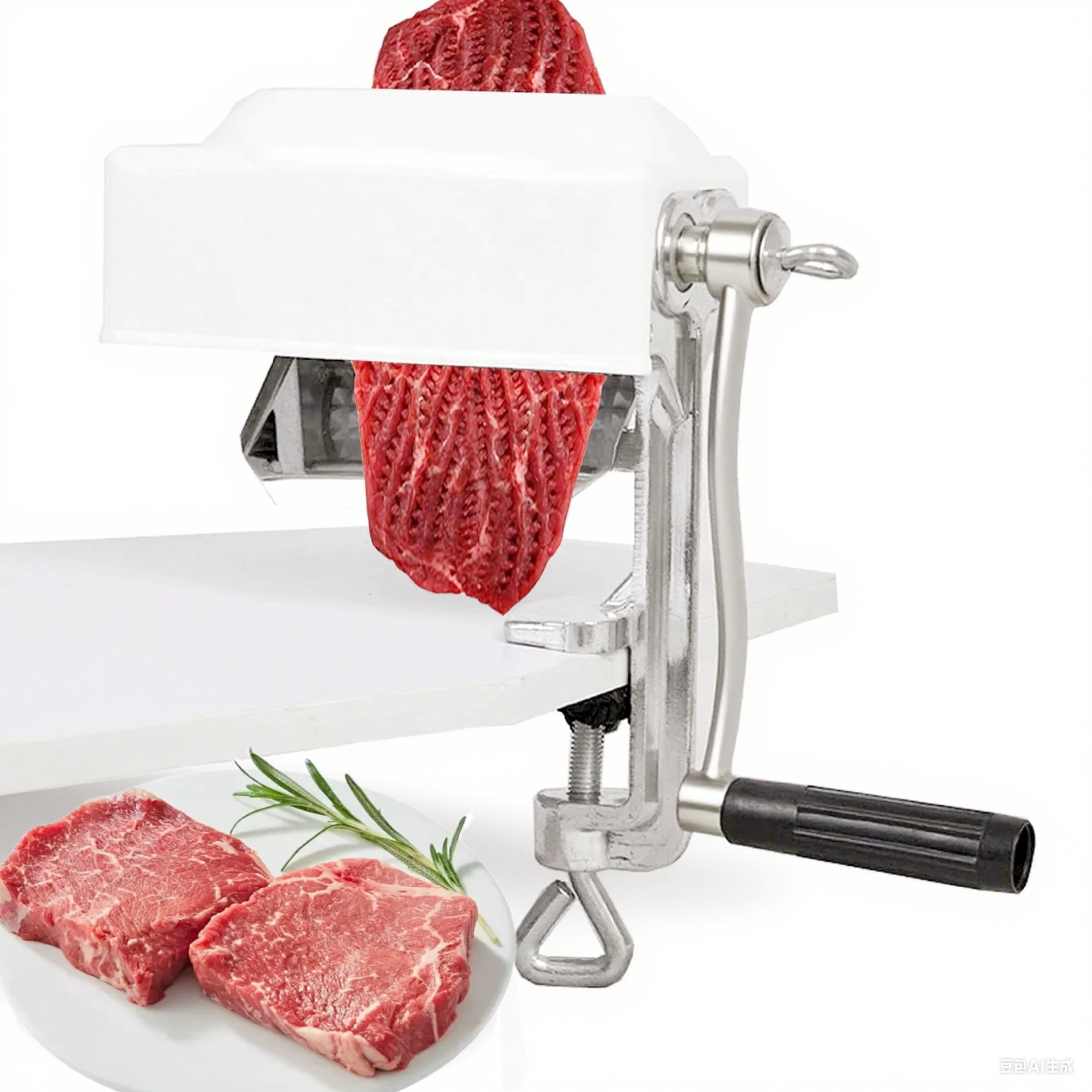 IAJXWI Manual Meat Tenderizer with Plastic Roller, Kitchen Tool for ...