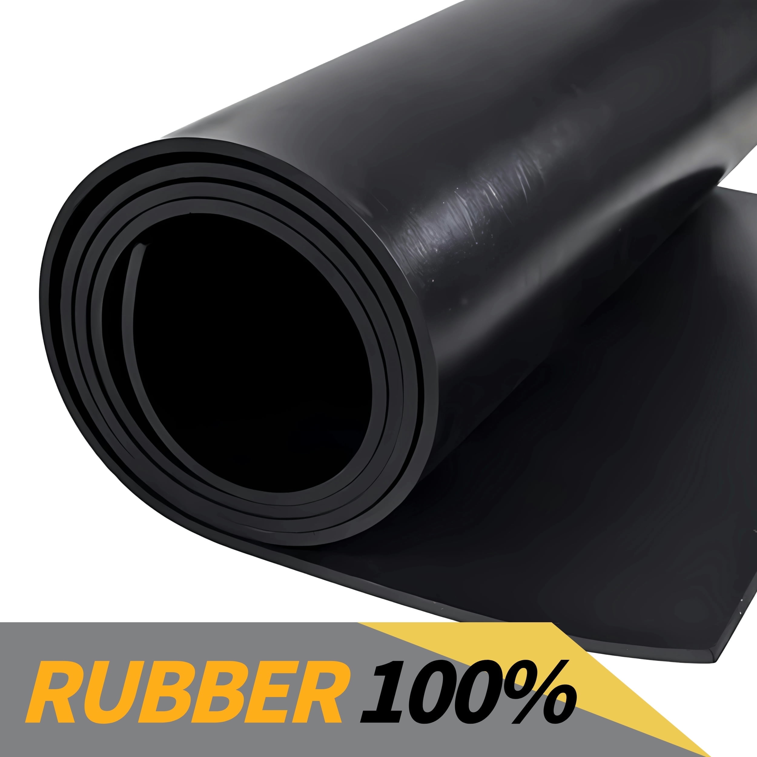 IAJXWI 3mm Thickness Garage Floor Rubber Mat Sheets, 39" x 78" Heavy ...