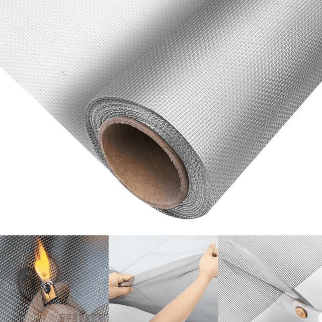 IAJXWI Window Screen Roll, 304 Stainless Steel Screen Mesh Replacement ...