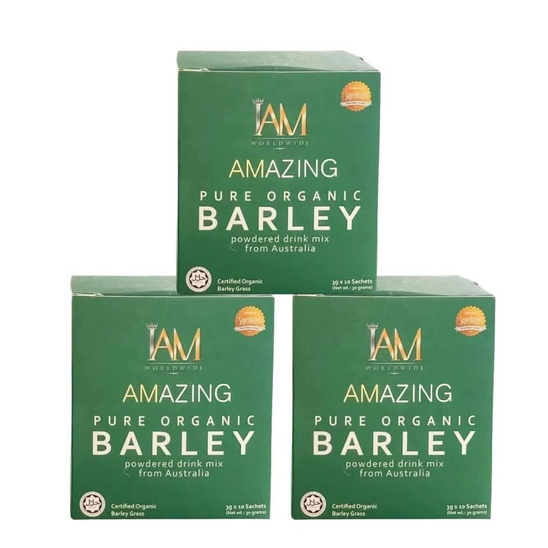 IAM Amazing Pure Organic Barley Powdered Drink Mix Organic Barley Green ...