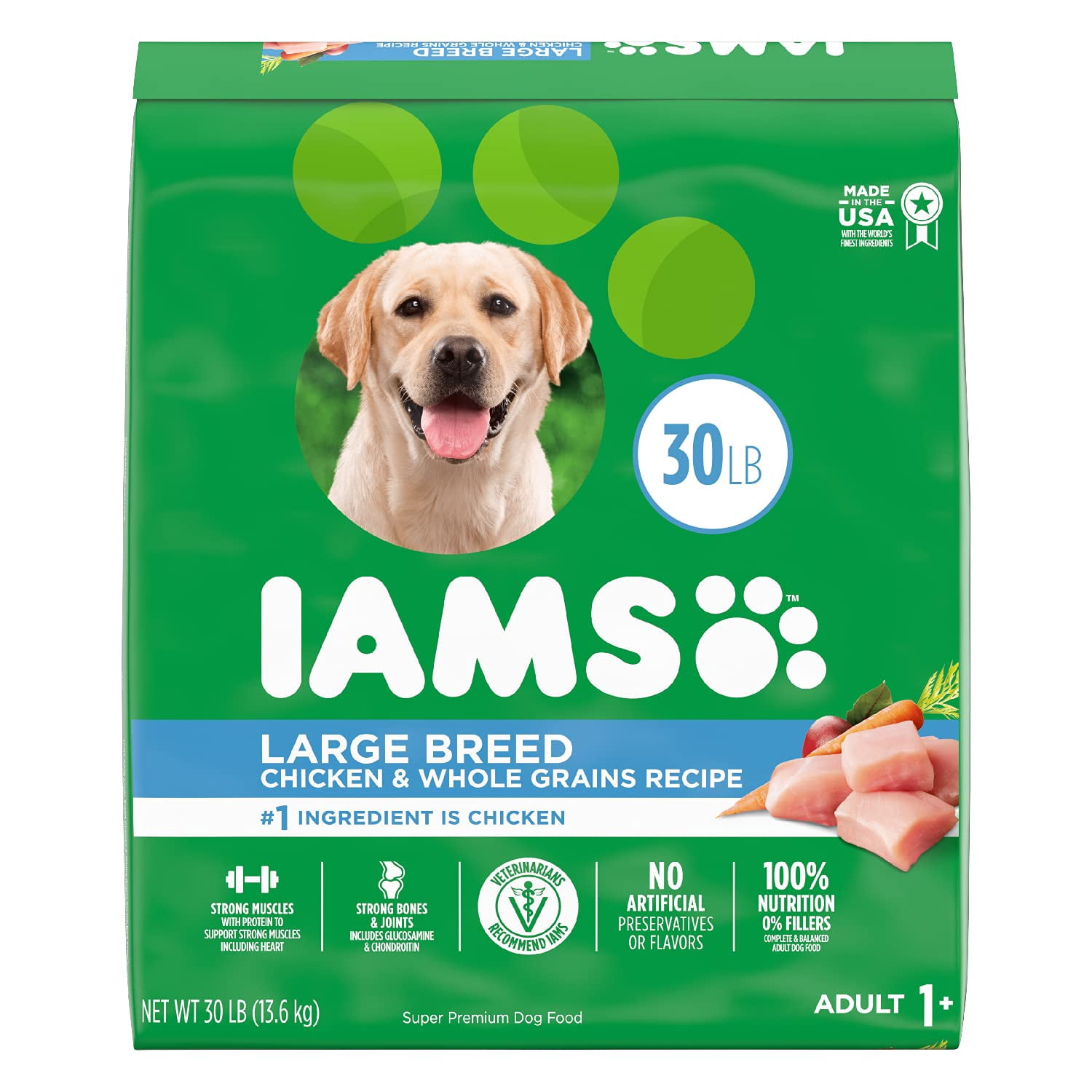 IAMS Proactive Health Large Breed Dry Dog Food, Adult Dry Dog Food for ...