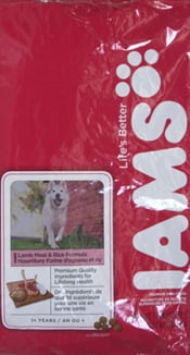 IAMS Lamb & Rice Dry Dog Food, 20 Lb. - Walmart.com
