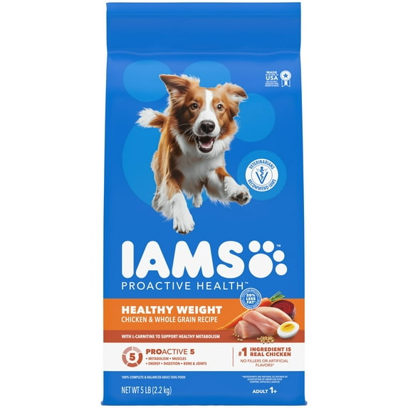 IAMS Proactive Health Healthy Weight Adult Chicken & Whole Grain Recipe ...