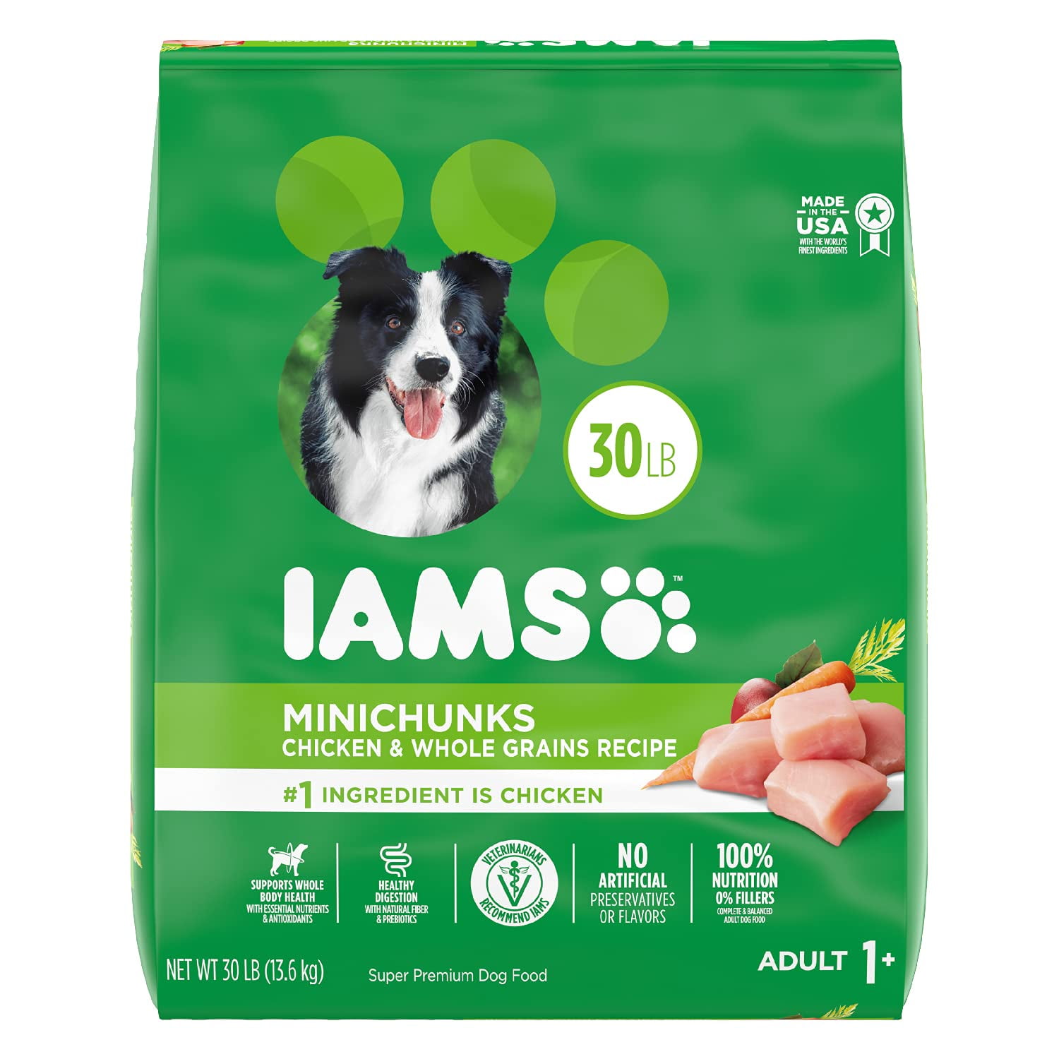 IAMS Proactive Health Adult Minichunks Small Kibble High Protein (Pack ...