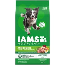 IAMS Proactive Health Adult Minichunks Lamb & Rice Recipe Dry Dog Food ...