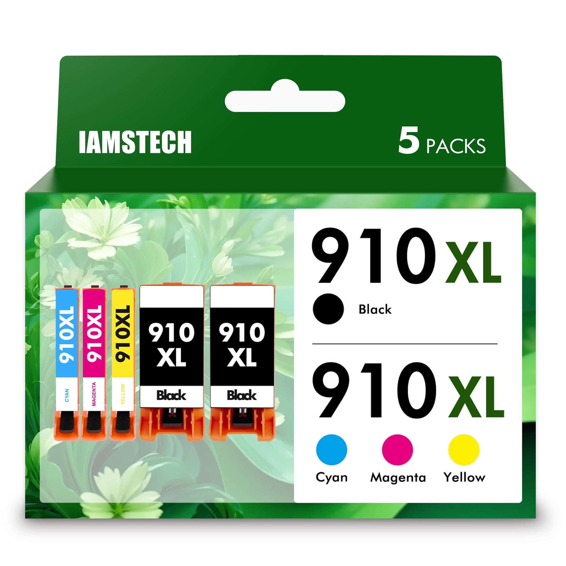 IAMSTECH 910XL Ink Compatible for HP 910 910XL Ink Cartridges Combo for ...