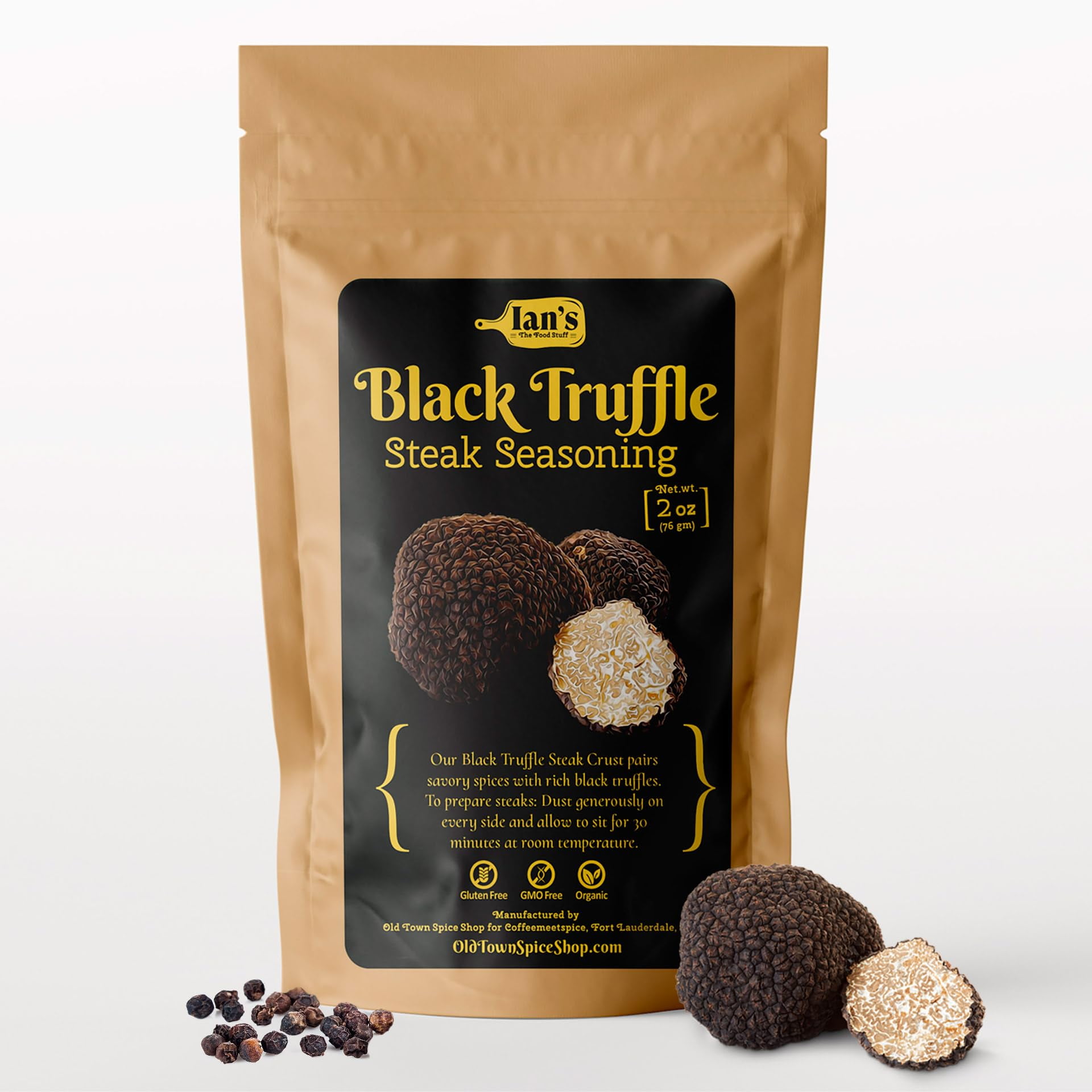 IAN's Steak Truffle Seasoning KEF16 (2oz) Steak Seasoning Steakhouse ...