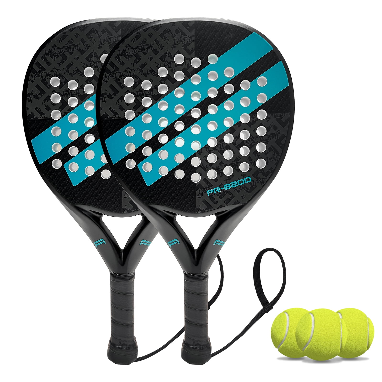 IANONI Padel Tennis Racket EVA Memory Foam Core, Carbon Fiber Surface ...