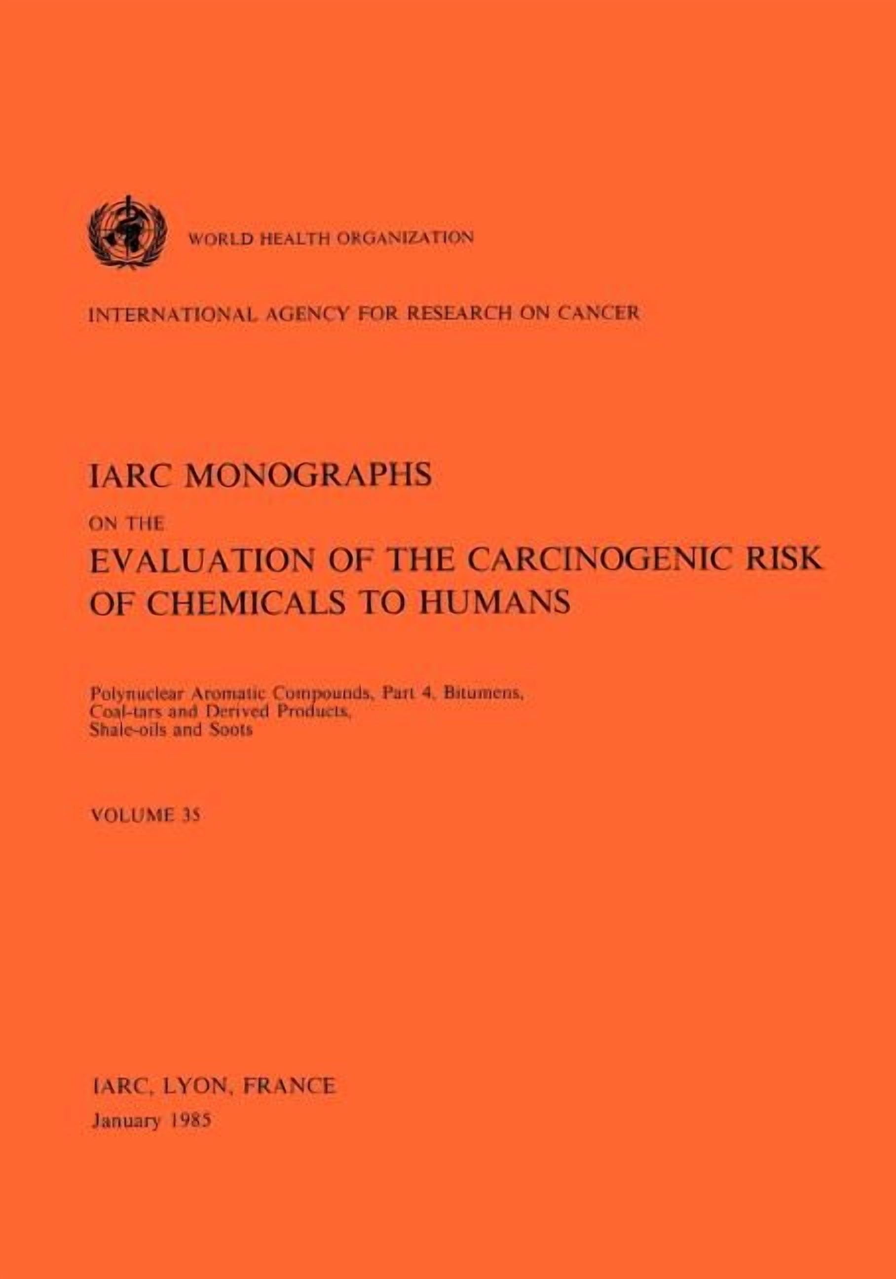 IARC Monographs on the Evaluation of Carcinogenic Risks to H: Vol 35 ...