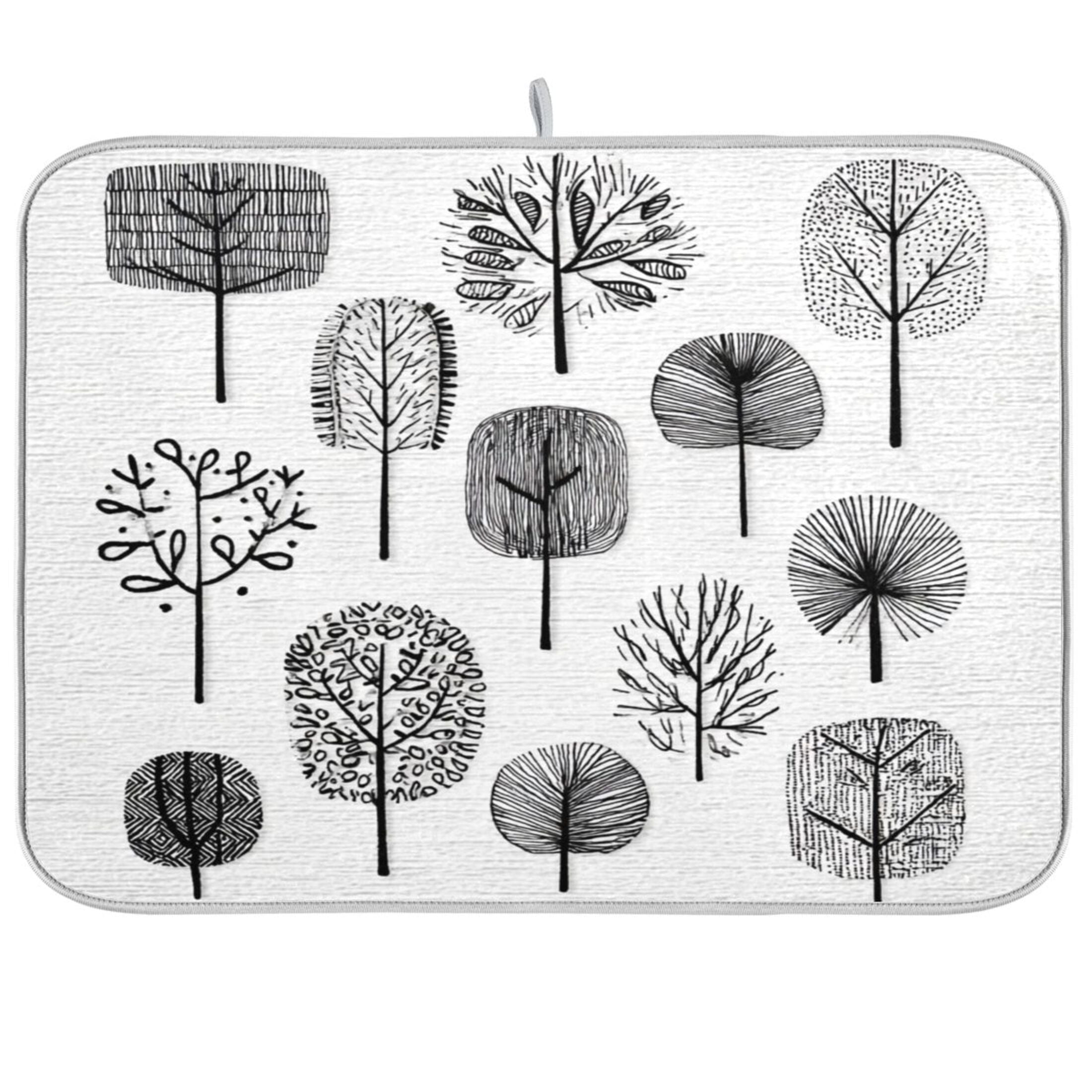 IAUYY Dish Drying Mat Dish Drying Mat Microfiber Kitchen Mats Large Counter Absorbent Dish Pad ...