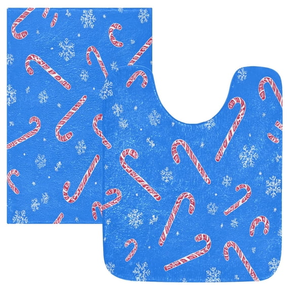 IAUYY 24x16 Inch Bath Mat Thick Soft Plush Shower Mat TPR Backing ...
