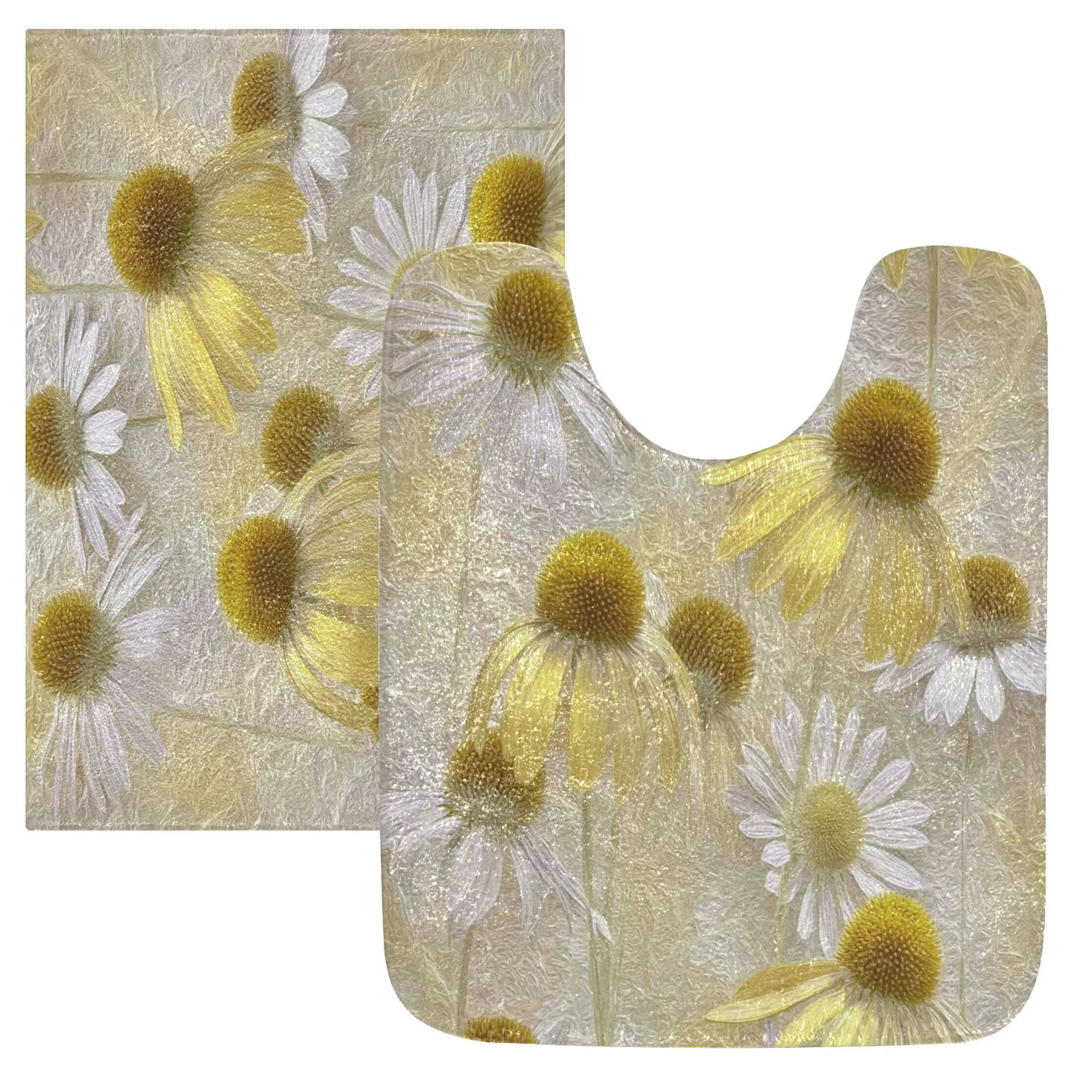 IAUYY 24x20 Inch Bath Mat Thick Soft Plush Shower Mat TPR Backing ...