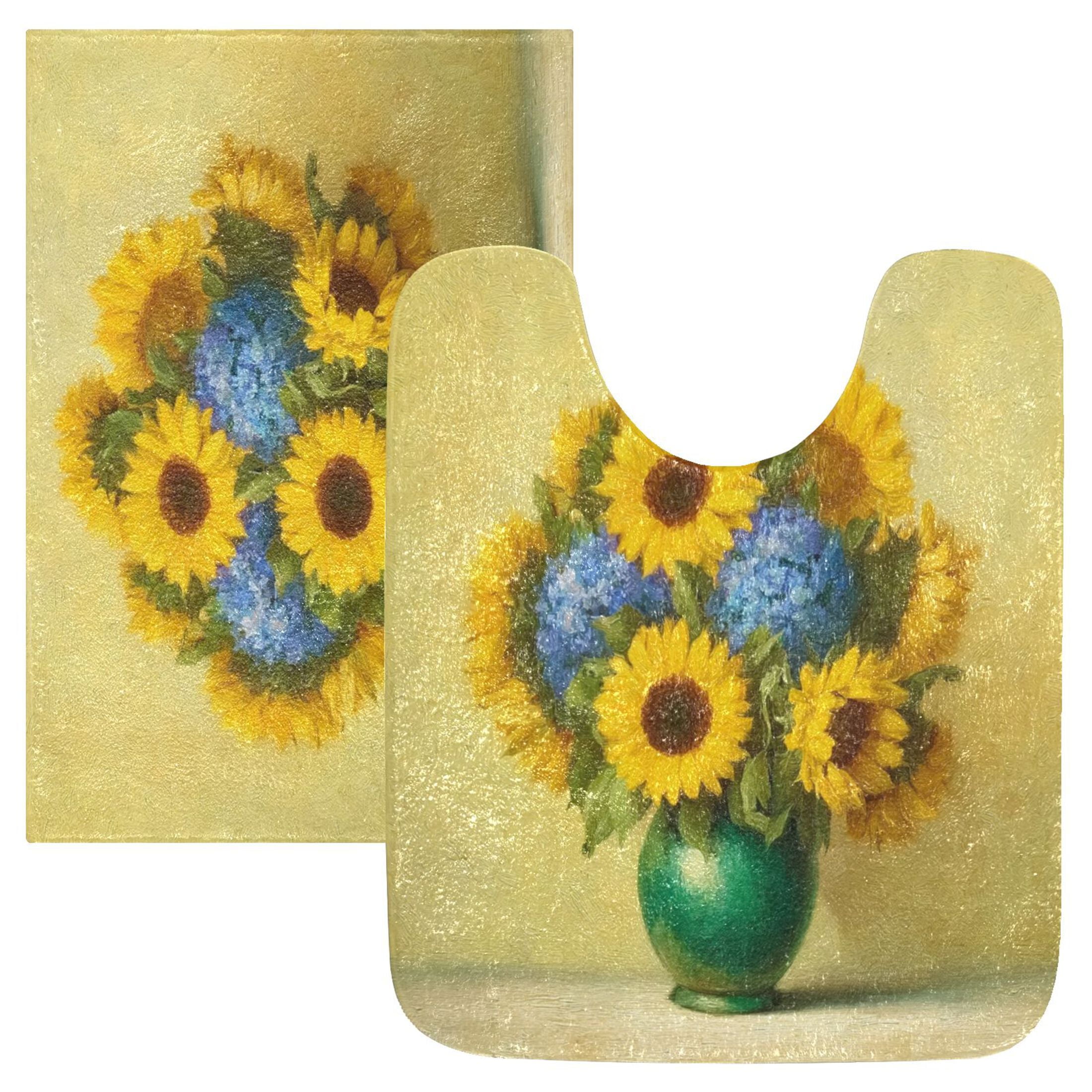 IAUYY 24x20 Inch Bath Mat Thick Soft Plush Shower Mat TPR Backing ...