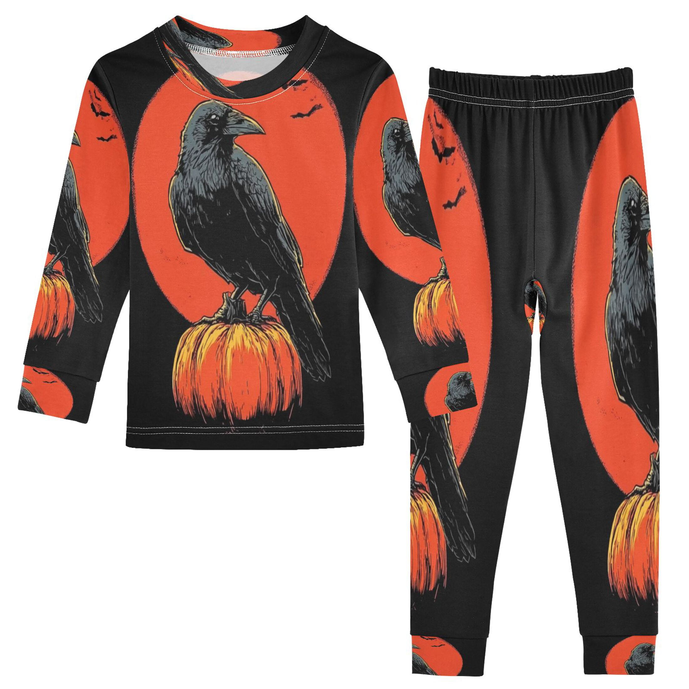 IAUYY Kid Long Sleeve Cotton Pajama Sets - 2 Piece Pajama Set ,Sizes ...