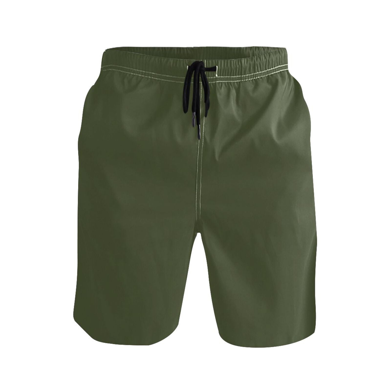 IAUYY Men's Quick-Dry Beach Shorts with All-Over Print - Lightweight ...