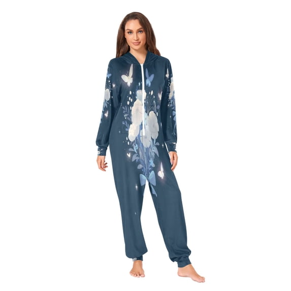 IAUYY Unisex Adult Onesie Pajamas Ultra-Soft Crystal-Soft Fabric ...
