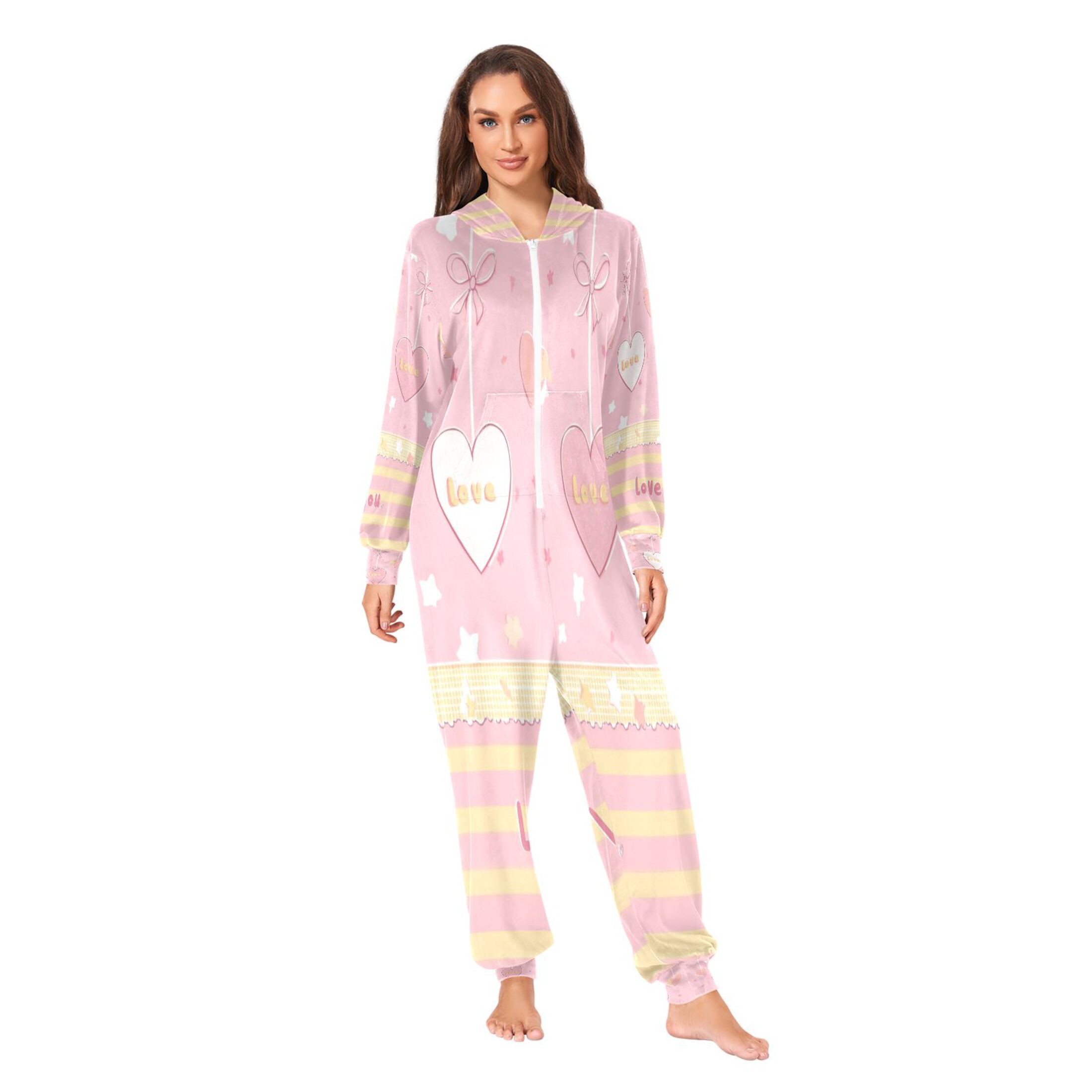 IAUYY Unisex Adult Onesie Pajamas Ultra-Soft Crystal-Soft Fabric ...