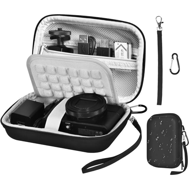 IAZ Camera Case, Small Digital Camera Bag with Strap, Camera Carrying ...