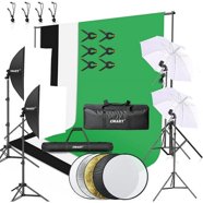 ShowMaven Background Stand, 6.5ft Height x 10ft Wide Adjustable Photo ...