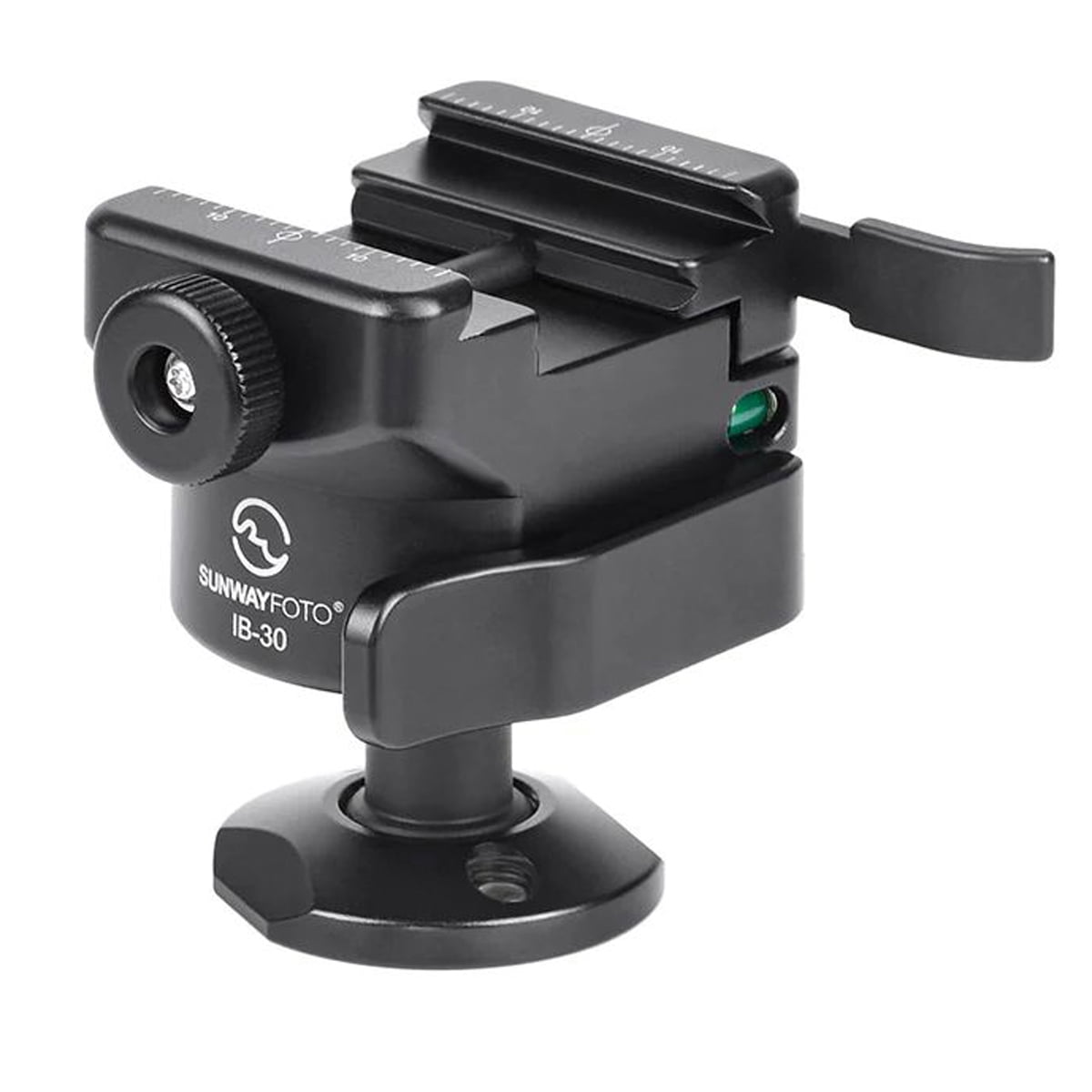 SunwayFoto IB-30 Low-Profile Inverted Ball Head with SDC-50 Duo-Lever ...