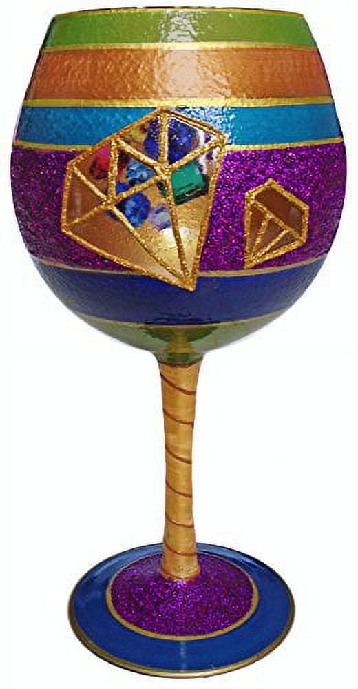 IB Wine Glass Glitterazzi - Walmart.com