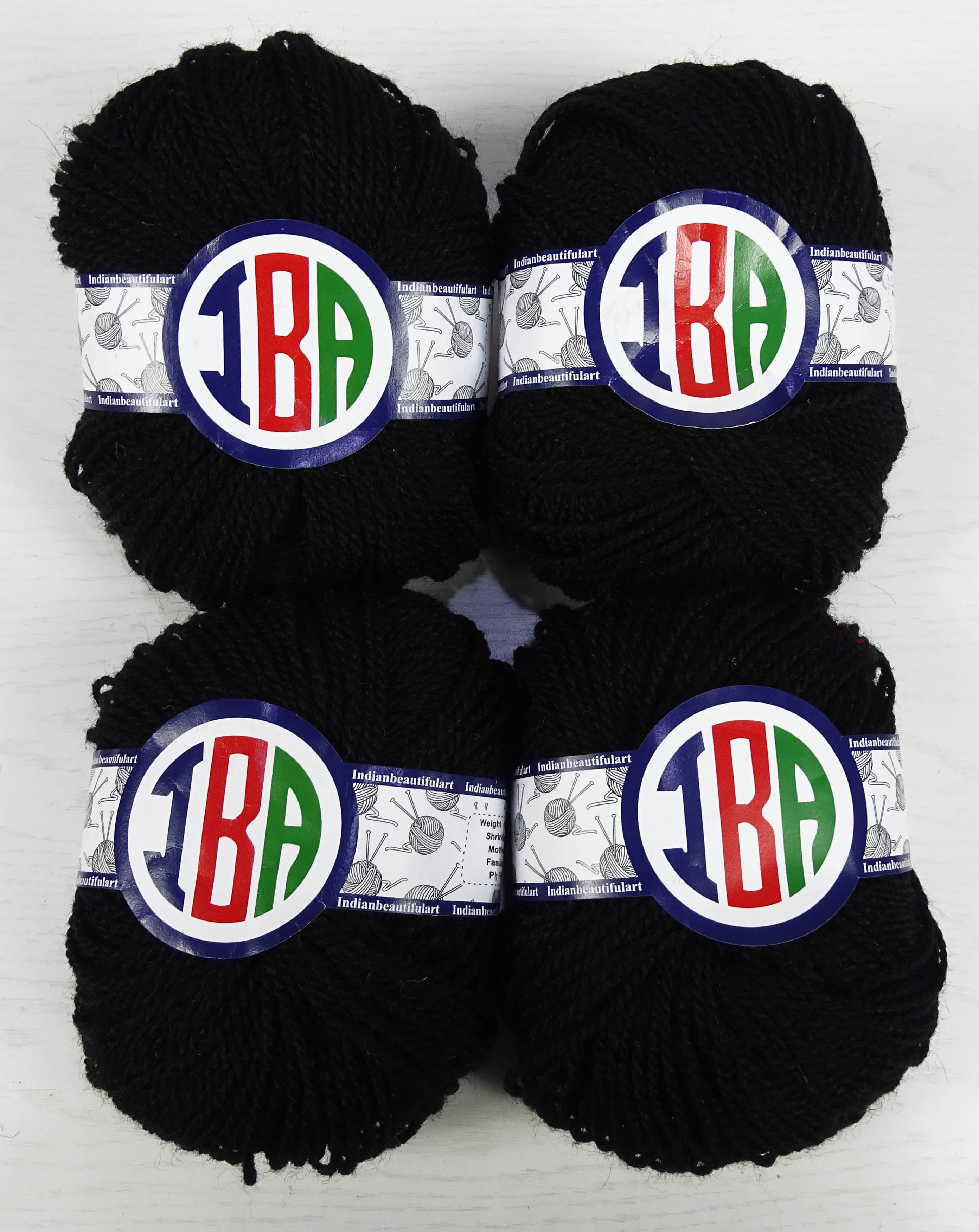 IBA Indianbeautifulart 2-ply Knitting Woolen Yarn Warm Soft ...