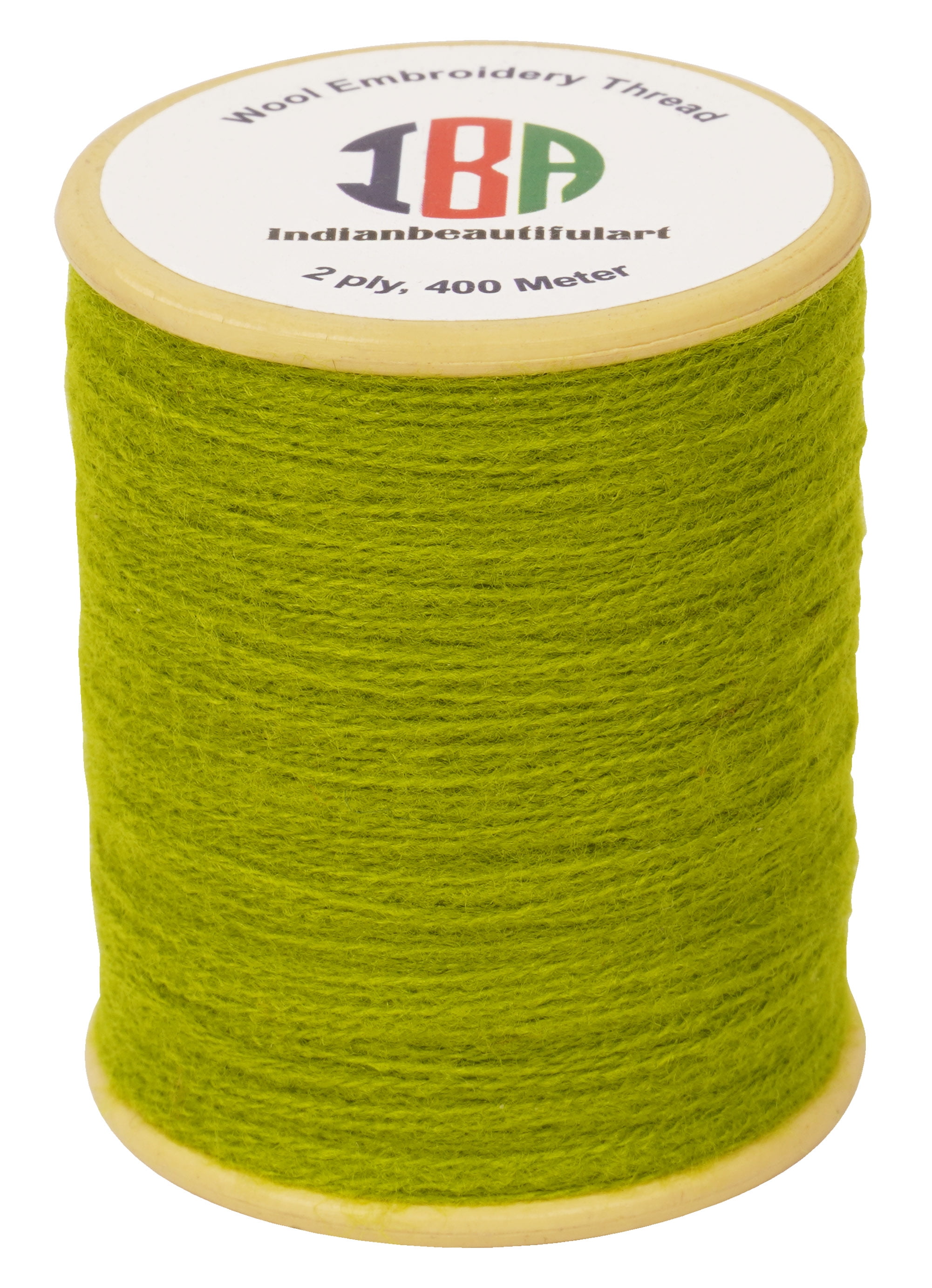 IBA Indianbeautifulart All Purpose Woolen ThreadPear GreenColor ...