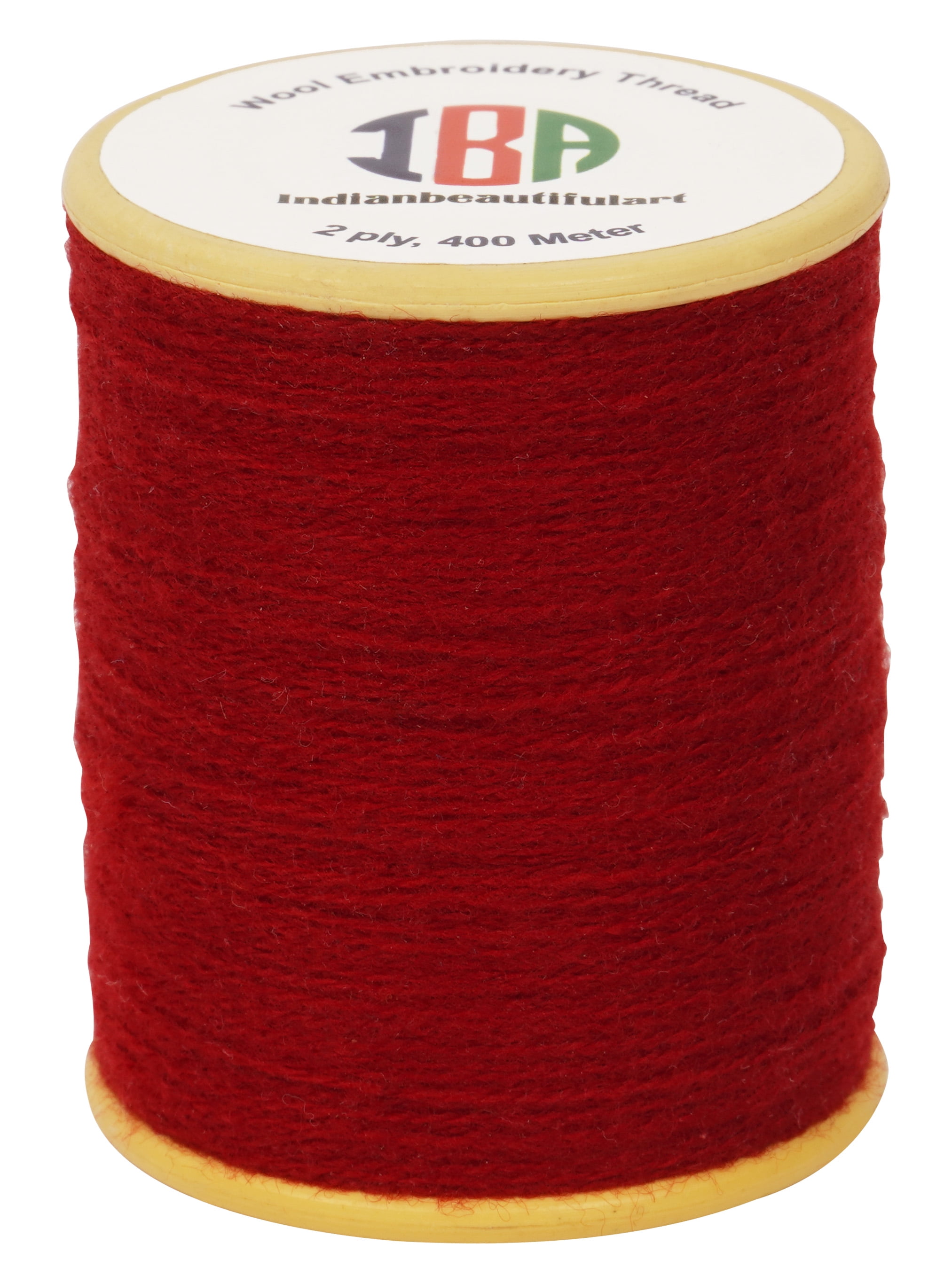 IBA Indianbeautifulart All Purpose Woolen ThreadRedColor Friendship ...