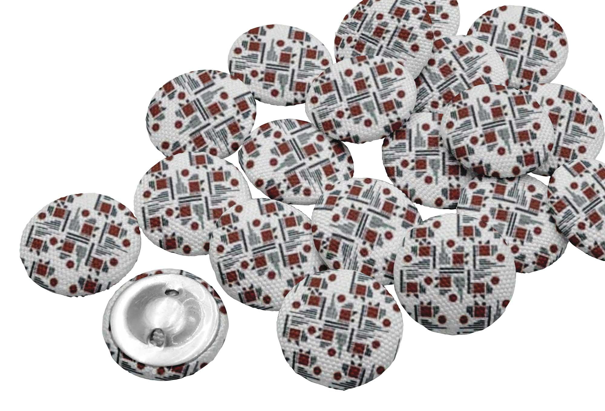 IBA Indianbeautifulart Brown 1 Inch Buttons For Sewing Fancy Buttons ...