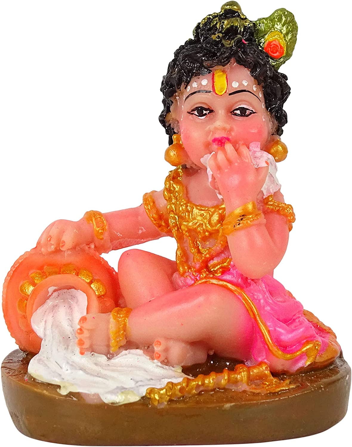 IBA Indianbeautifulart Lord Krishna HandcraftedResin Statue 8.5 Cm ...