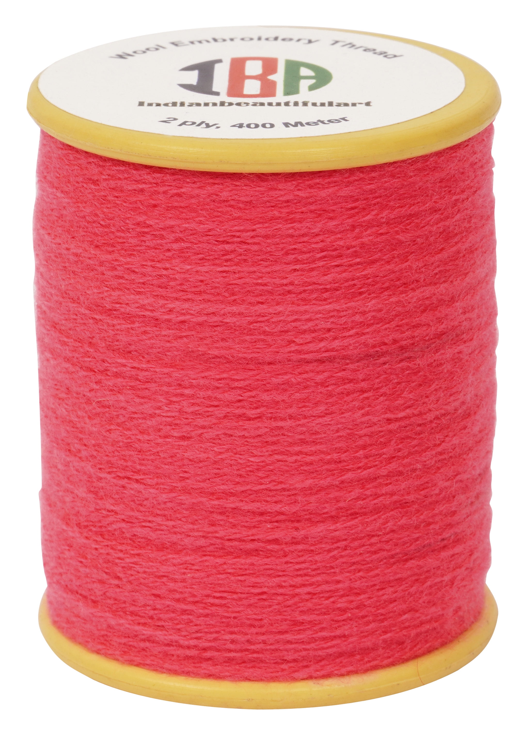 IBA Indianbeautifulart All Purpose Woolen ThreadPinkColor Friendship ...