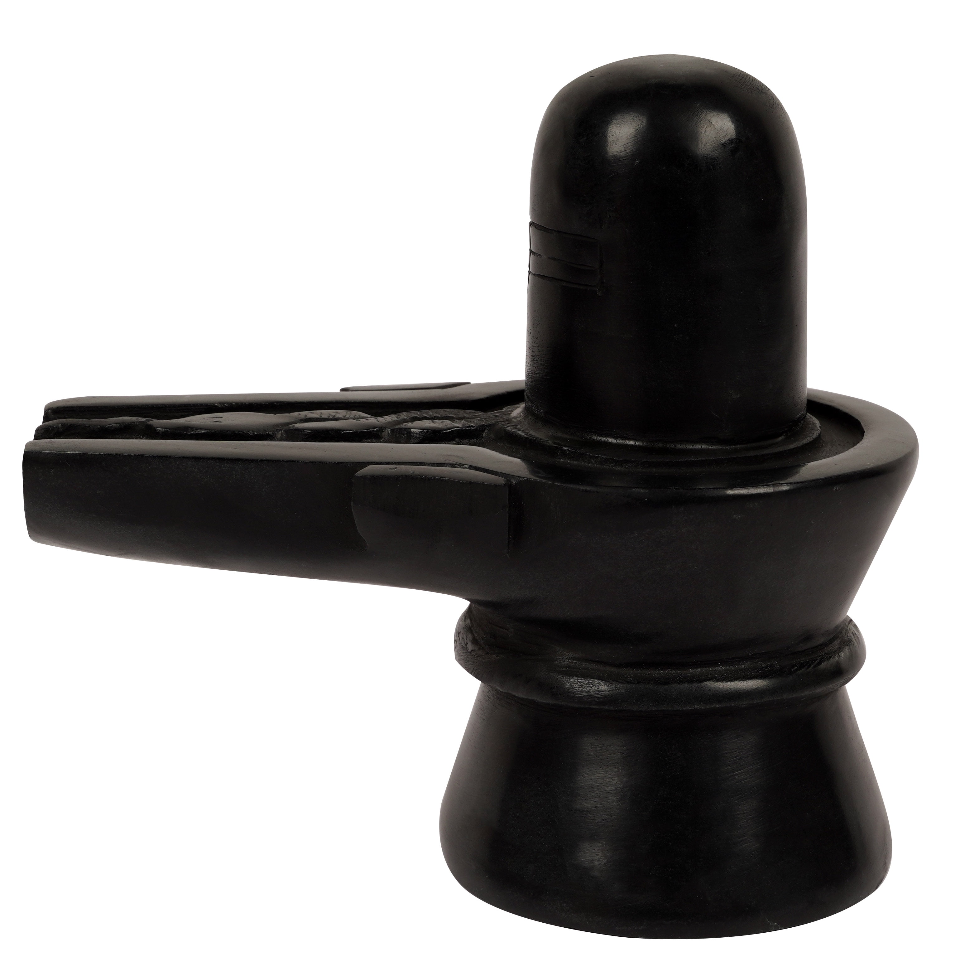 IBA Indianbeautifulart Stone Shivling Statue God Shiva Linga Idol Black ...
