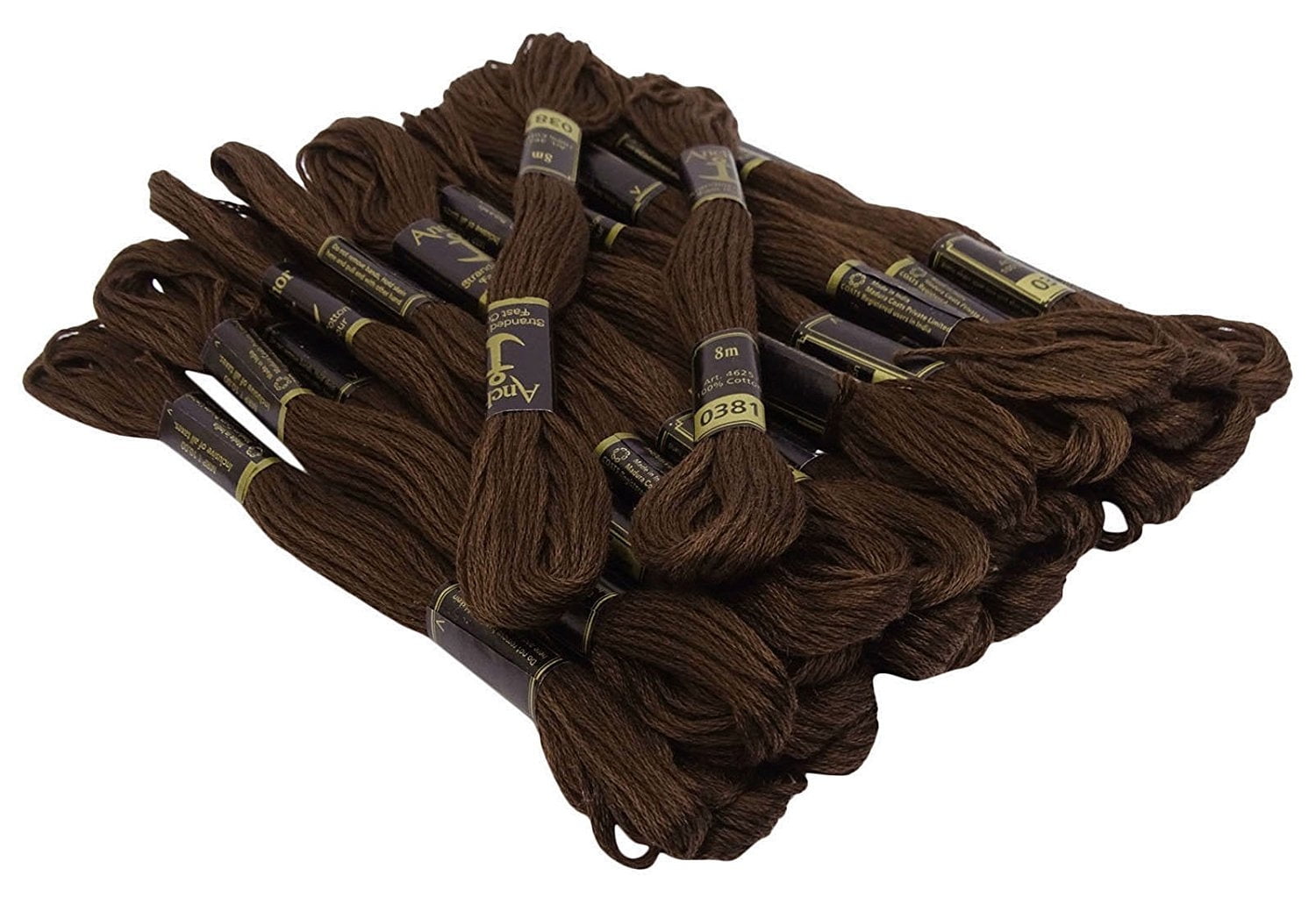 IBA Indianbeautifulart Stranded Cotton Hand Embroidery Thread, Pack of ...