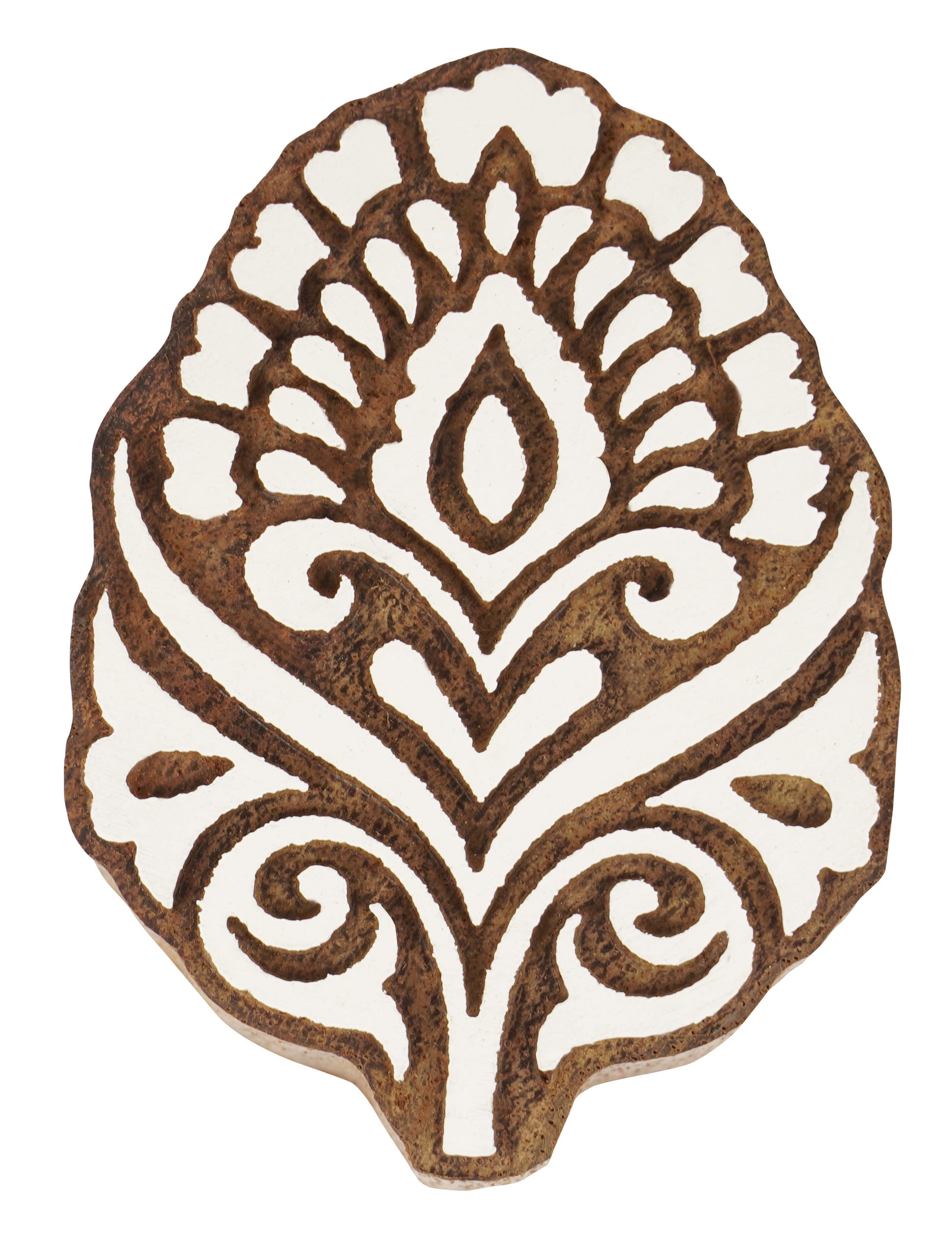 IBA Indianbeautifulart Textile Printing Block Asian Floral Motif Hand ...