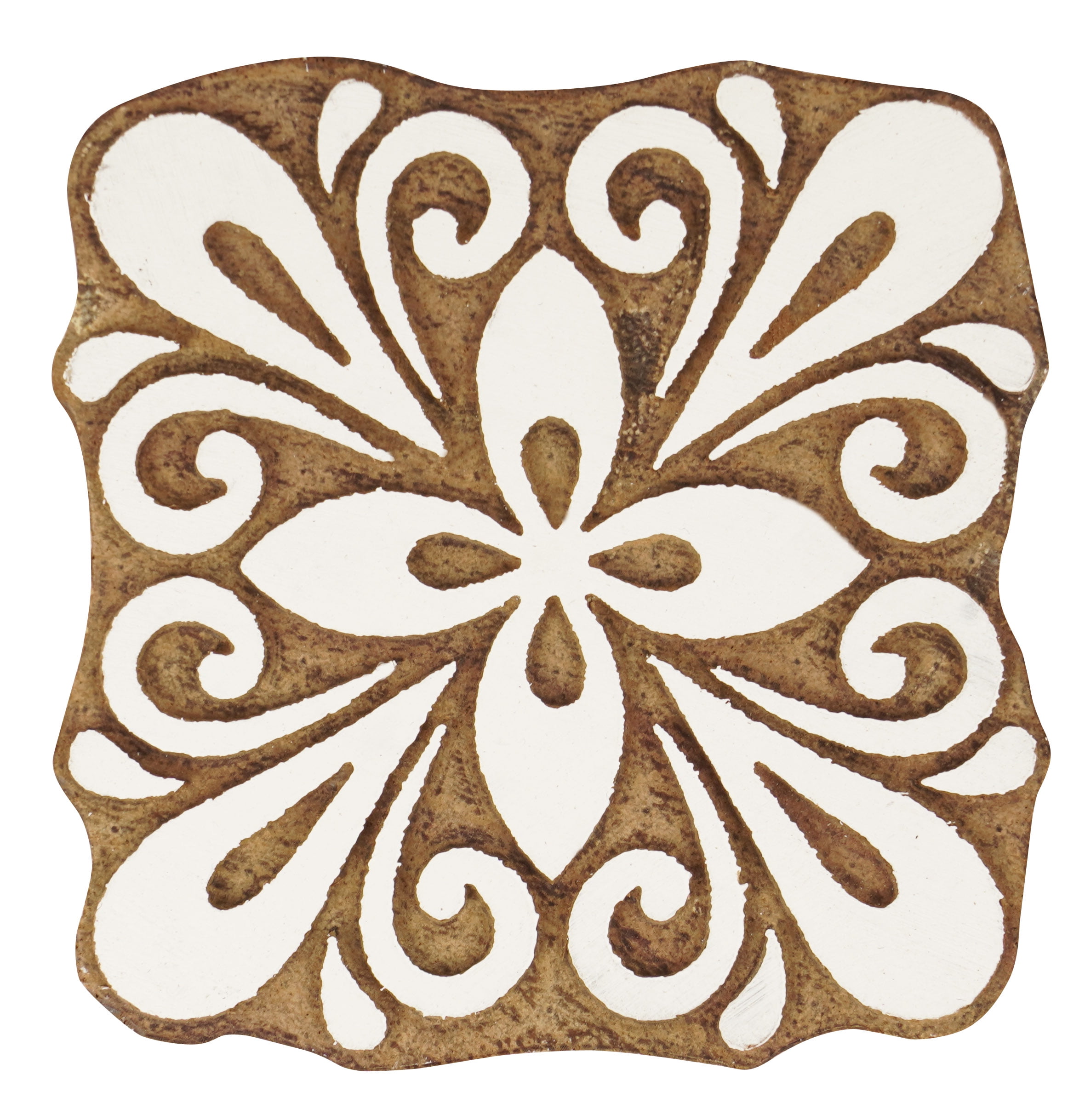 IBA Indianbeautifulart Textile Printing Block Asian Floral Motif Hand ...