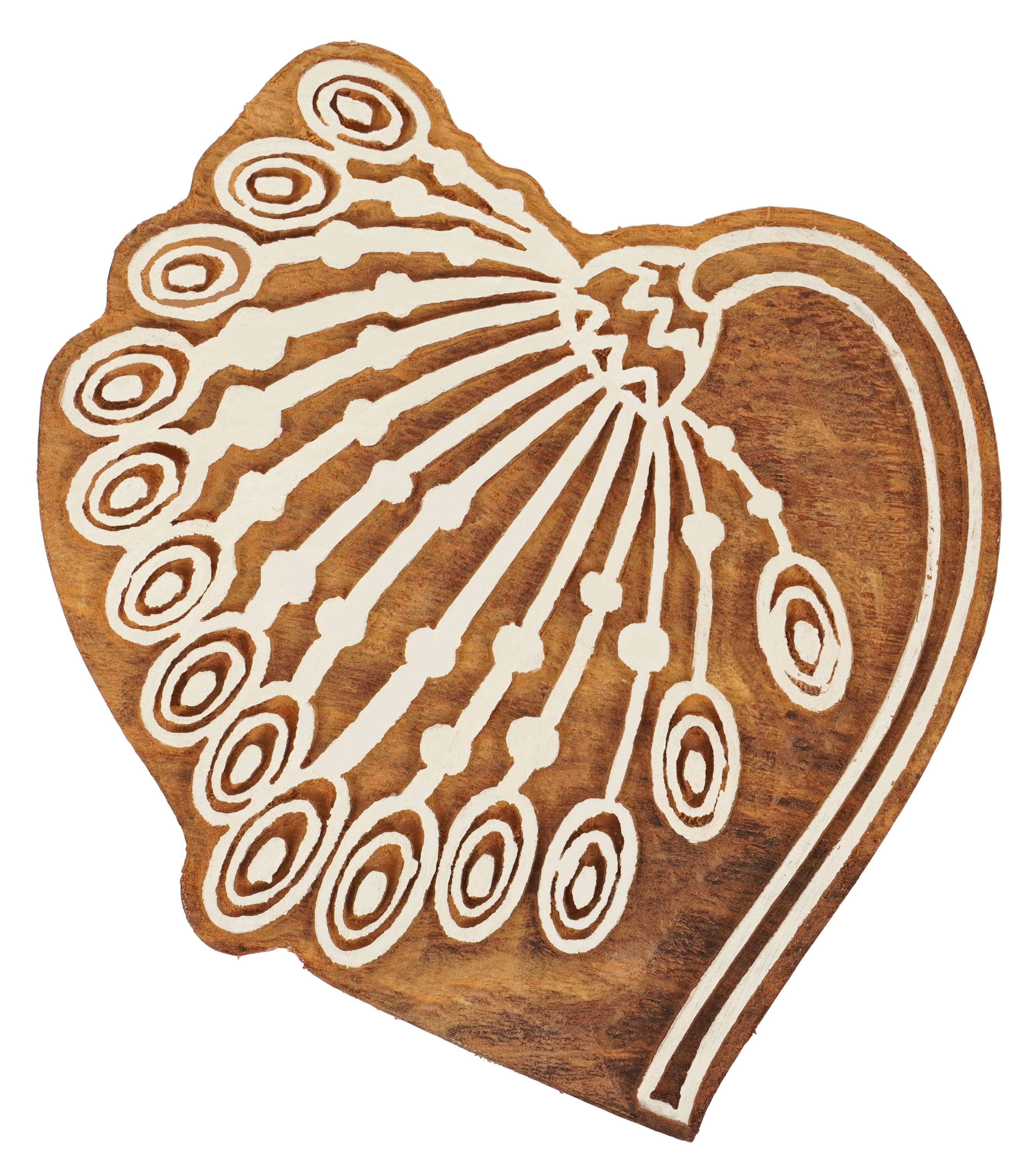 IBA Indianbeautifulart Textile Printing Block Dandelion Motif Hand ...