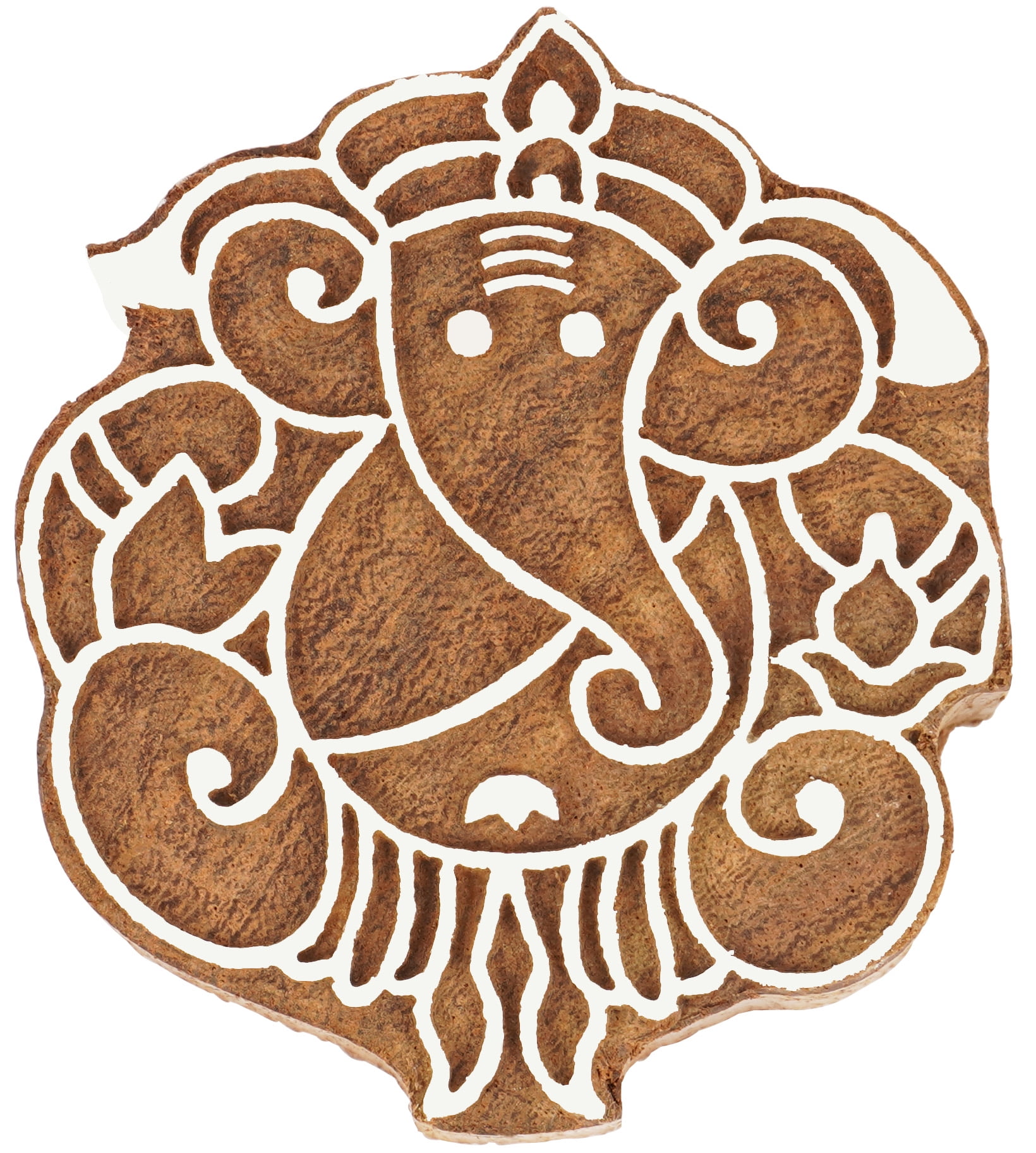 IBA Indianbeautifulart Textile Printing Block Lord Ganesha Hand Carved ...