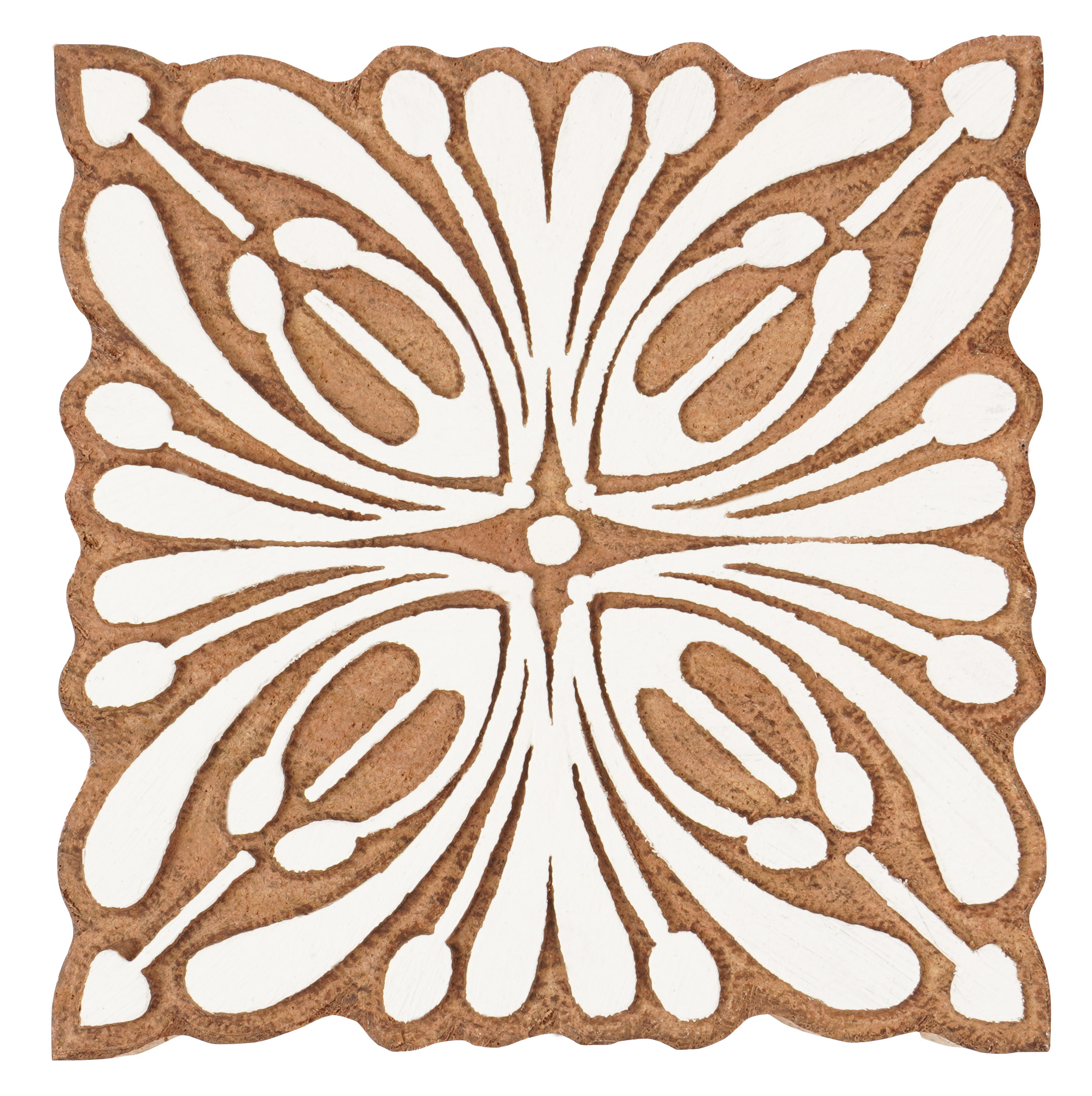 IBA Indianbeautifulart Textile Printing Block Square Block Motif Hand ...