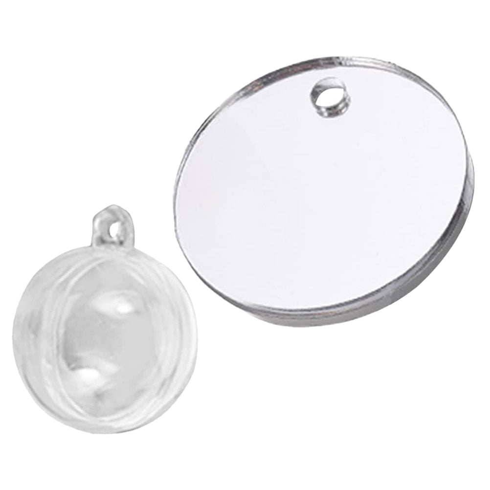 IBASETOY 1 Set Floating Fish Tank Mirror Transparent Decoration For ...