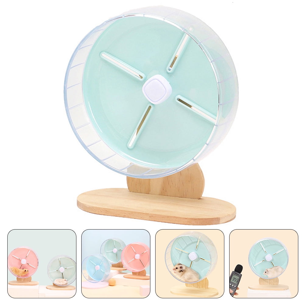 IBASETOY 1 Set of Blue Pet Running Wheel Silent Operation for Hamsters ...