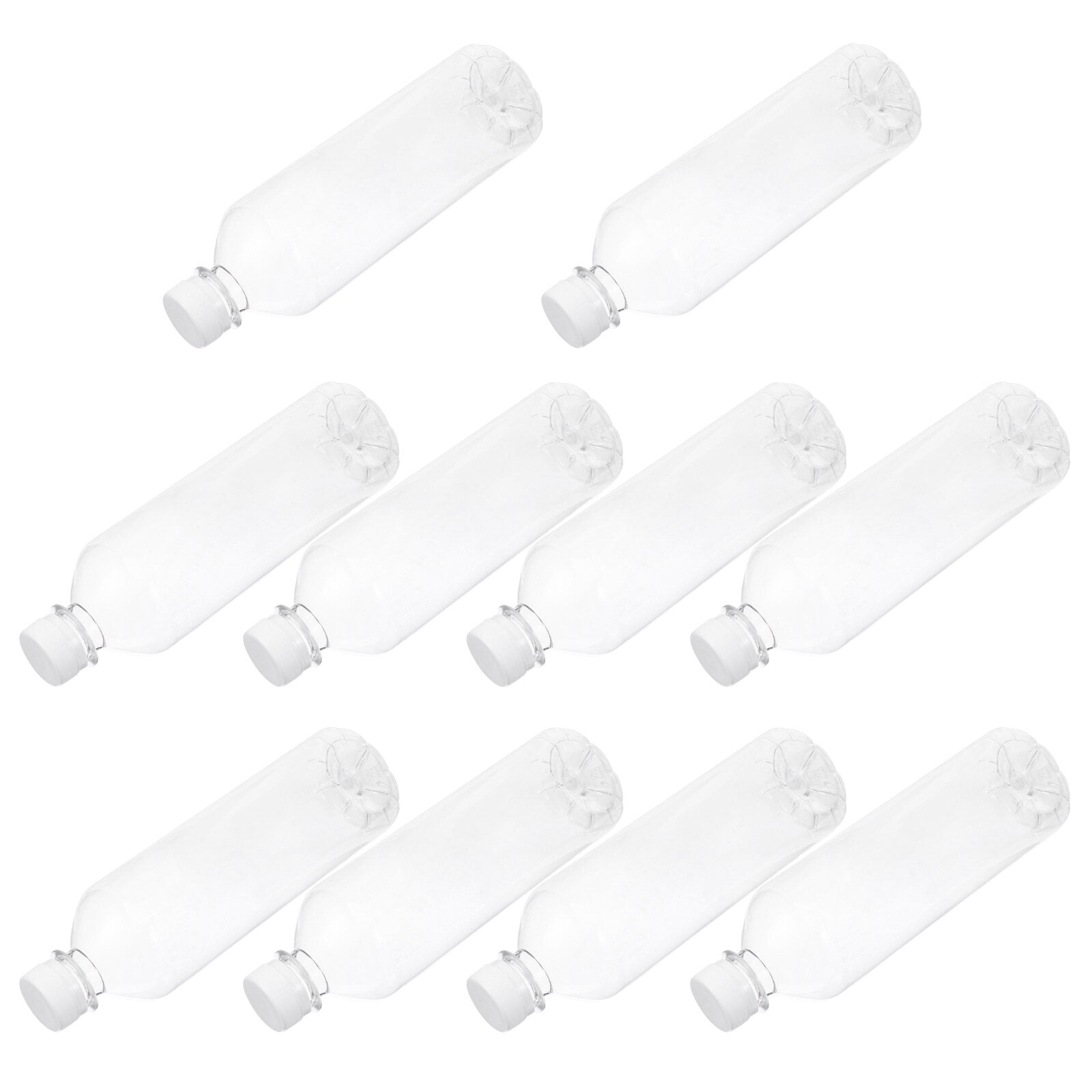 IBASETOY 10 Pack 500ML Transparent Plastic Storage Bottles for Juices ...